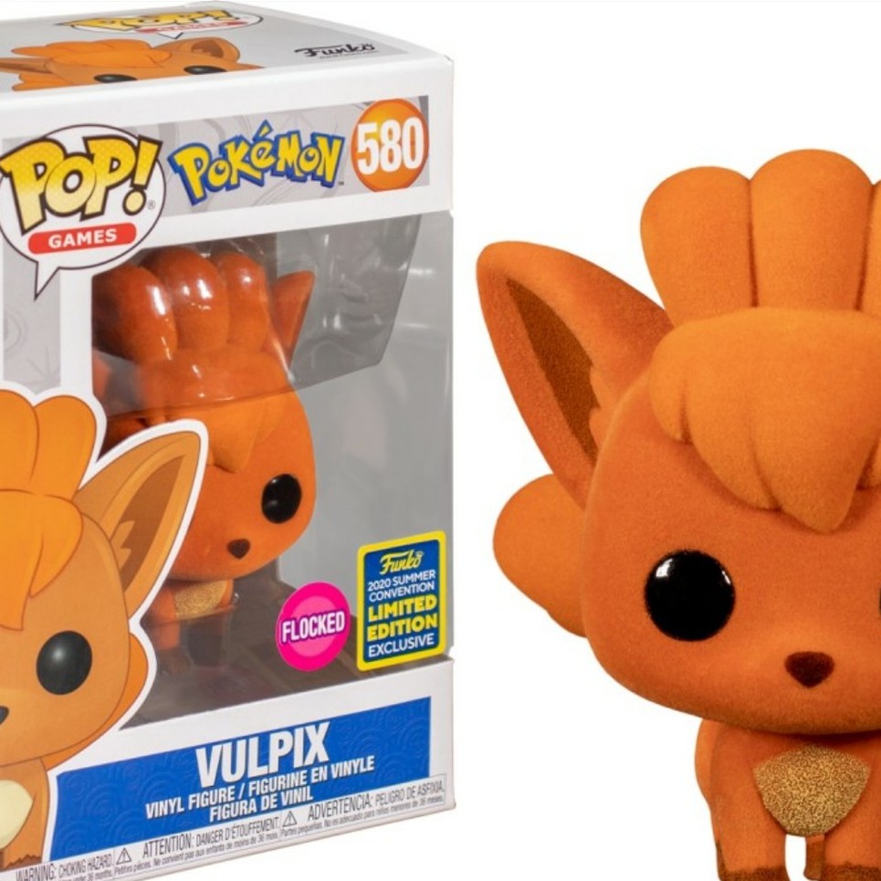 Jual Funko Pop Original SDCC 2020 - Games - Pokemon - Vulpix (Flocked ...