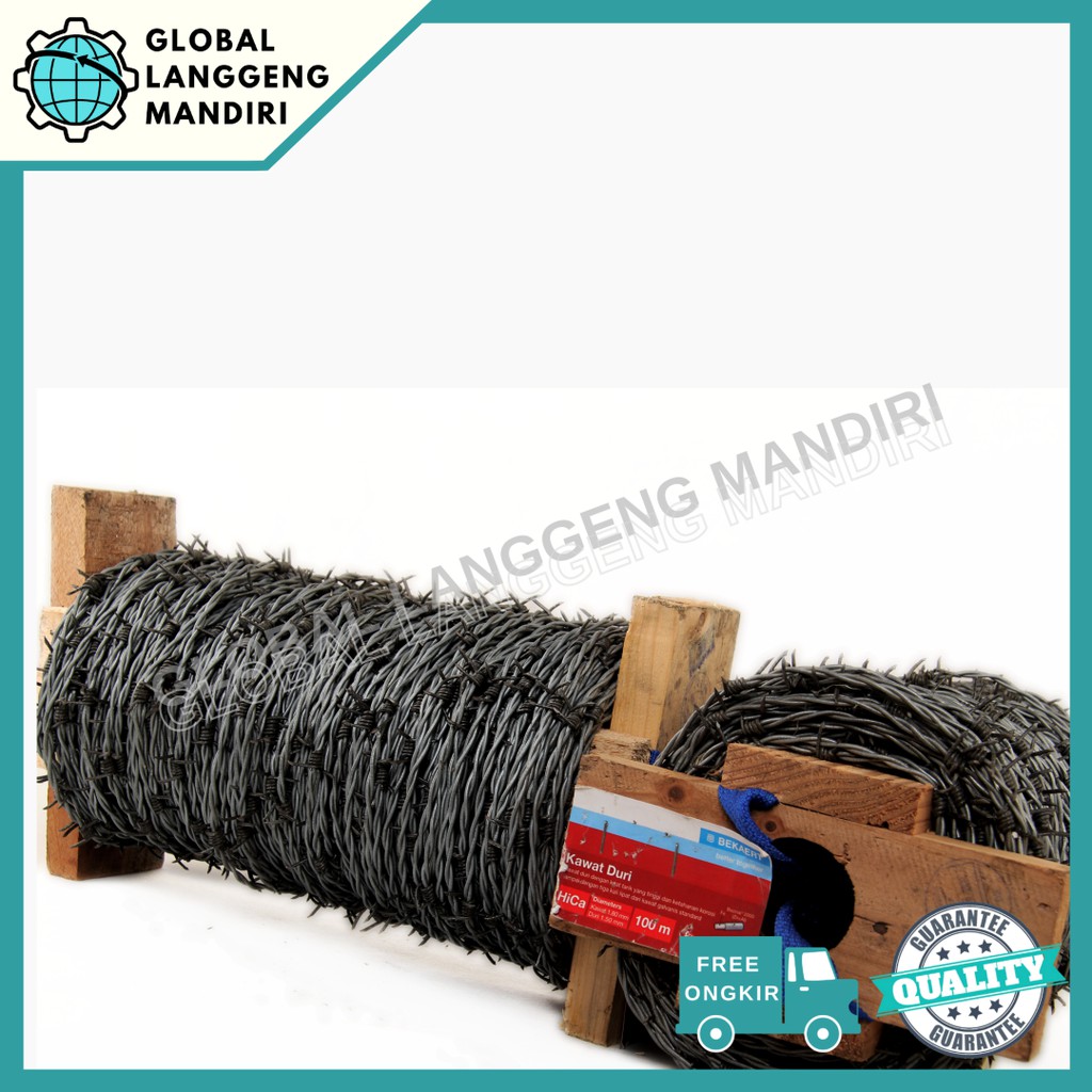 Jual KAWAT DURI LOKAL ASLI / KAWAT DURI BAJA / RAZOR WIRE 100 METER ...