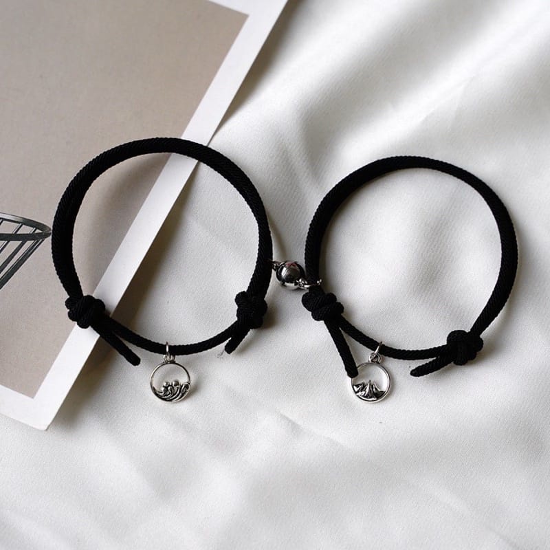 Jual FANSTORE_PKU - COD / Harga 2 Pcs / Gelang Couple Magnet / Gunung ...