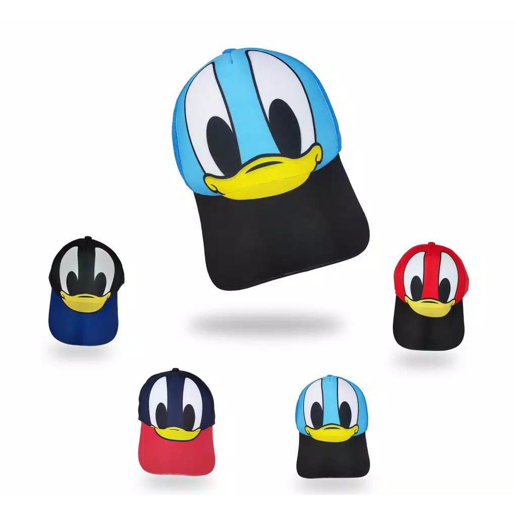 Jual Topi Anak Perempuan Laki Laki Donal Bebek Motif Kartun | Shopee ...