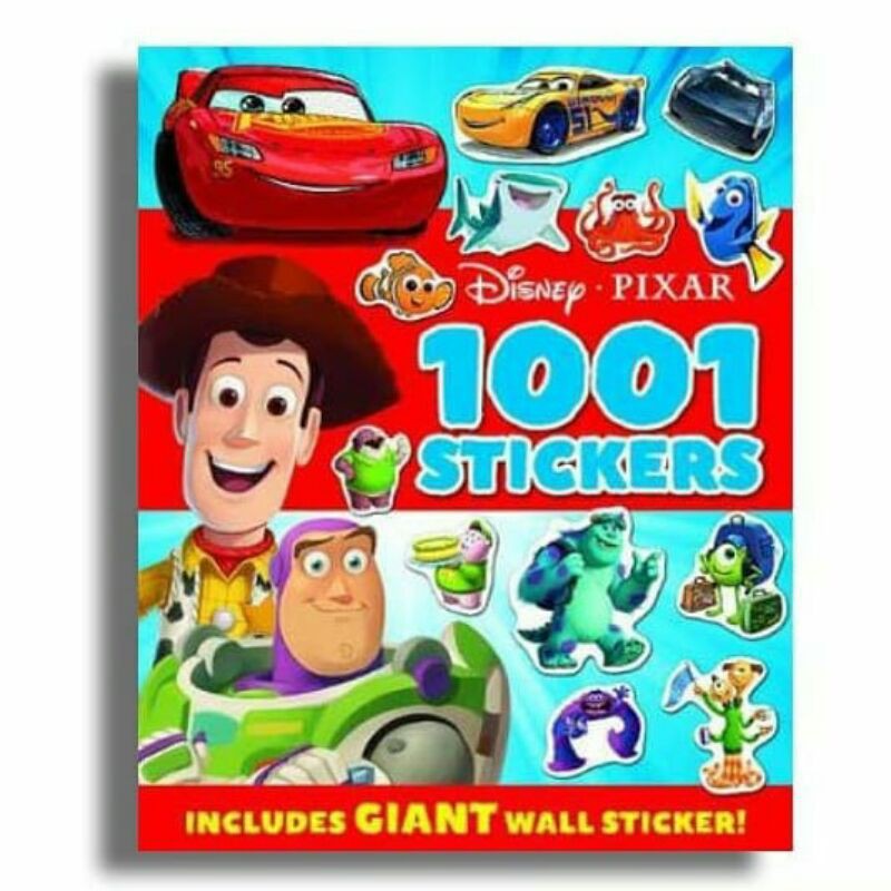 Jual buku aktivitas Disney Pixar 1001 stickers | Shopee Indonesia