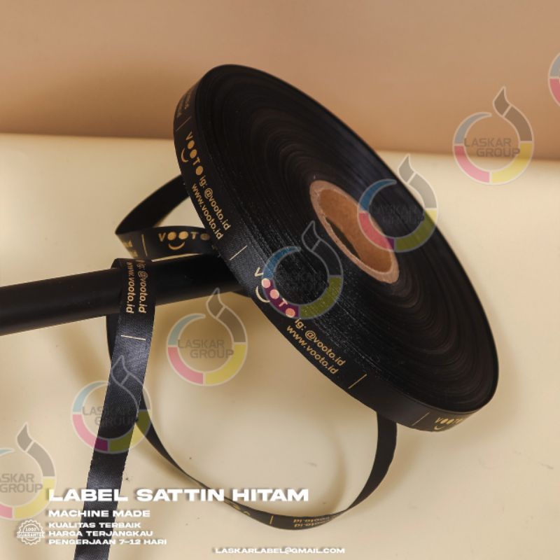Jual label baju , label satin hitam ,label merek ,label nama ,label ...
