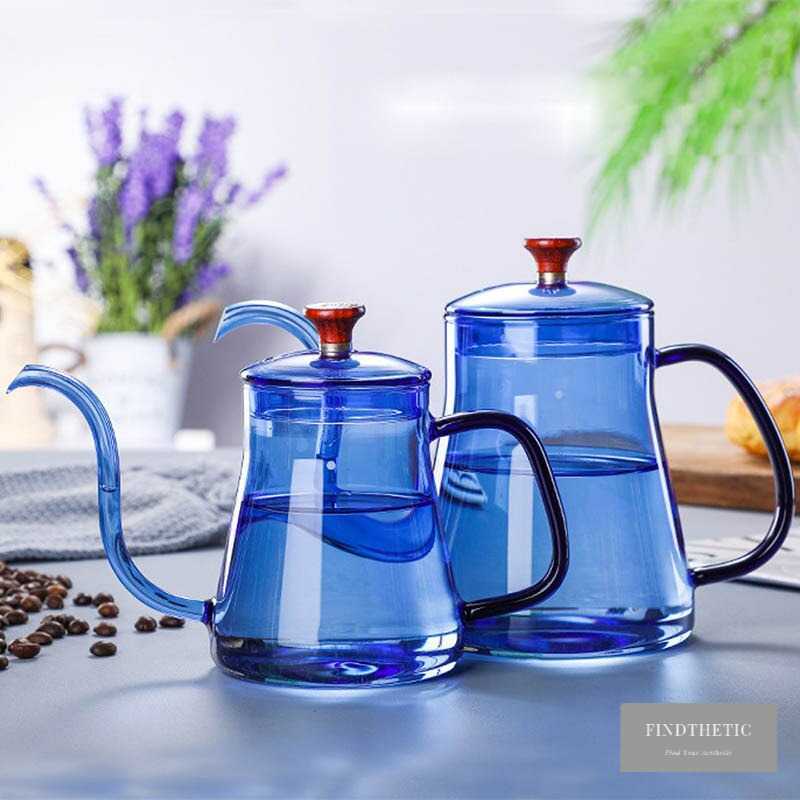 Jual Teko Pitcher Teh Kopi Munuman Tahan Panas dan Dingin dengan Design Unik Gooseneck ...