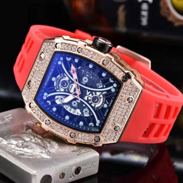 Jual Jam Tangan RM Ricard Mile Ring Diamond Super Mewah Dan Elegan ...