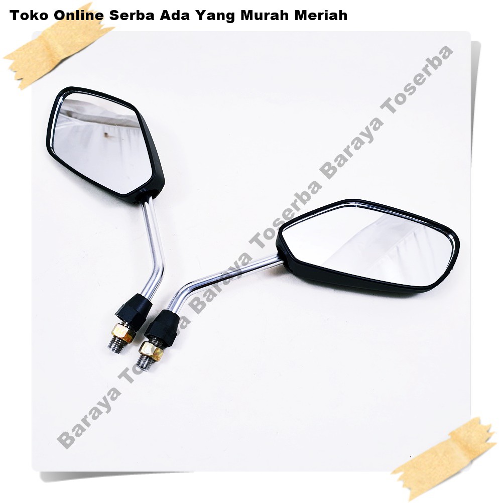 Jual Spion Yamaha Mio Xride Dll Model Oval 1 Pasang | Shopee Indonesia