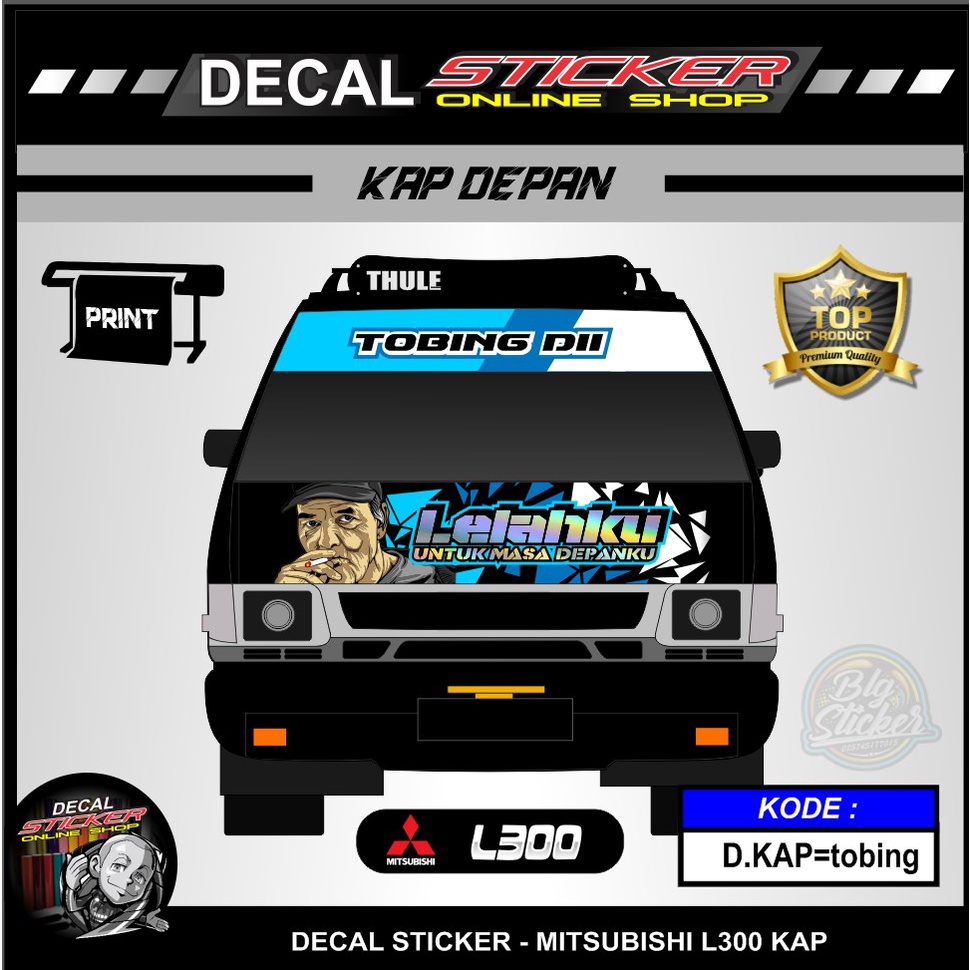 Jual STIKER MOBIL PICKUP L300 CARRY FUTURA T120SS DECAL PRINT VARIASI ...