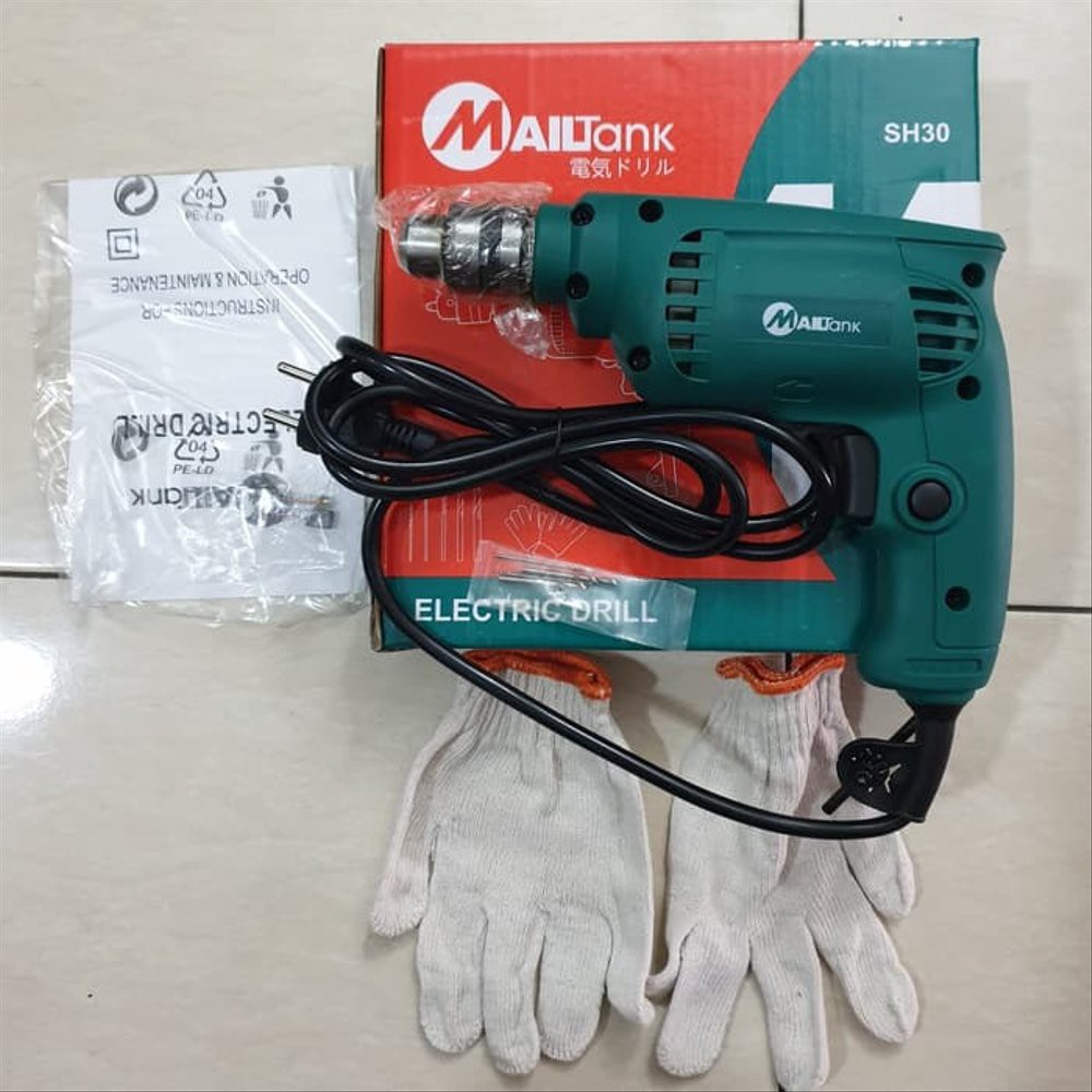 Jual Mailtank Mesin Bor Electrik Drill Mailtank 10 mm SH30 | Shopee ...