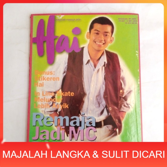 Jual Majalah HAI No.34 Sep 1994 Cover AWANG ( HARD COVER ) Langka | Shopee Indonesia