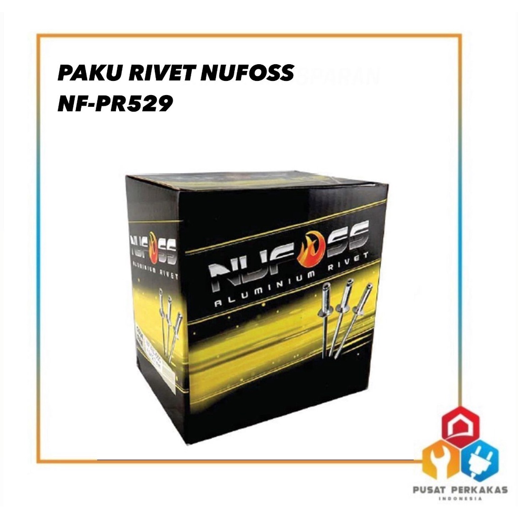 Jual PAKU RIVET 529 4 X 8MM NUFOSS 1000 PCS RIFET RIPET KELING ...