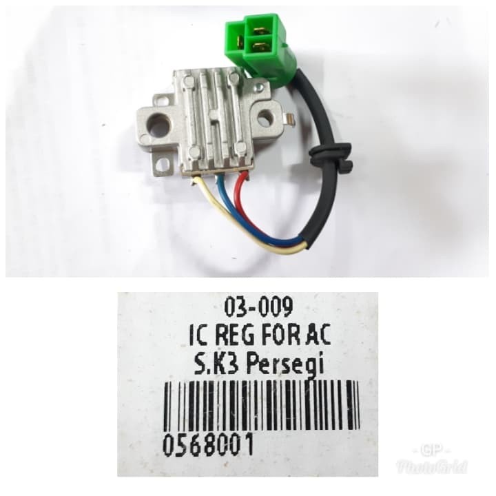 Jual IC Regulator USI AC 03-009 S. K3 Segi 0568001 12V 14V | Shopee ...