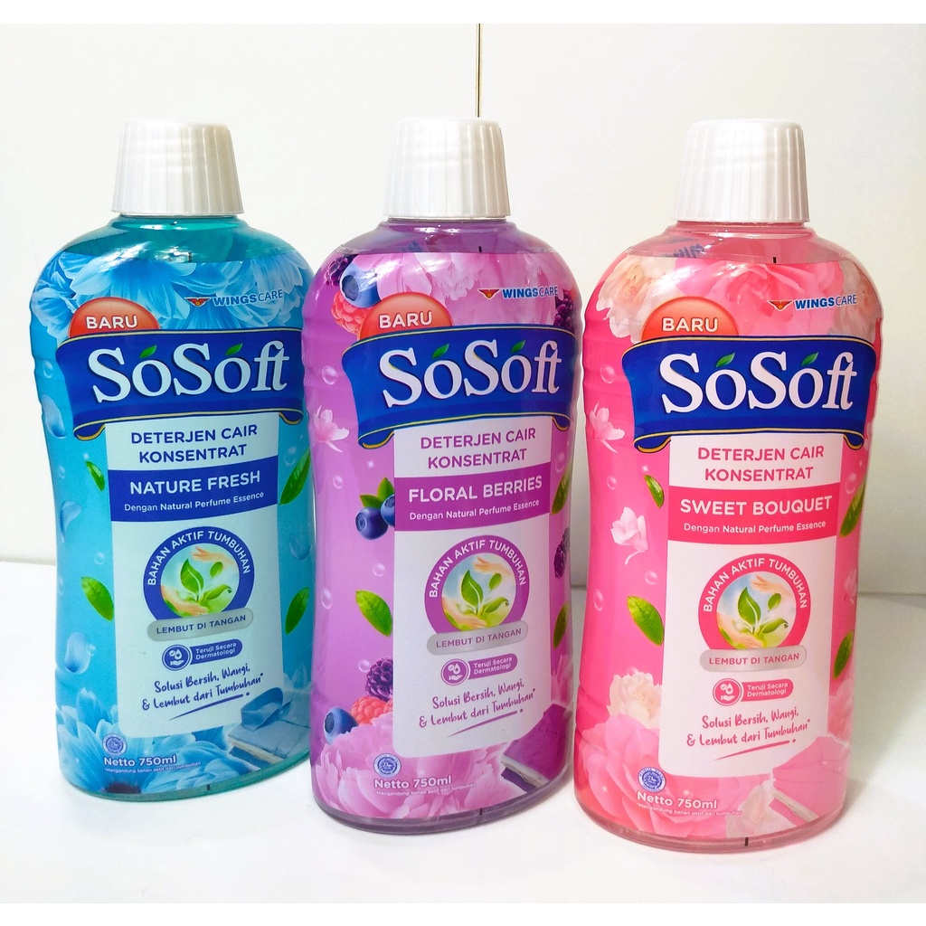 Jual Sosoft Deterjen Cair 700 ml | Shopee Indonesia