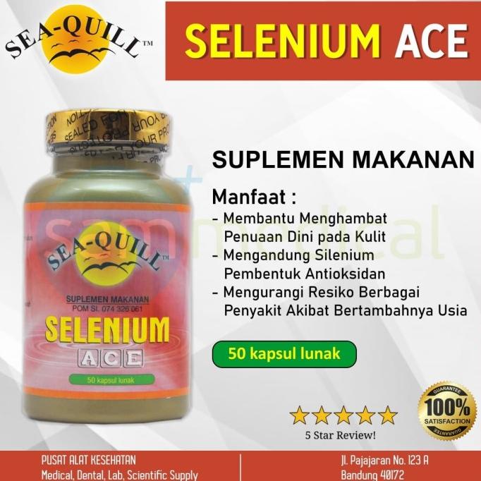 Jual Sea-Quill Selenium Ace 50 Softgels | Shopee Indonesia