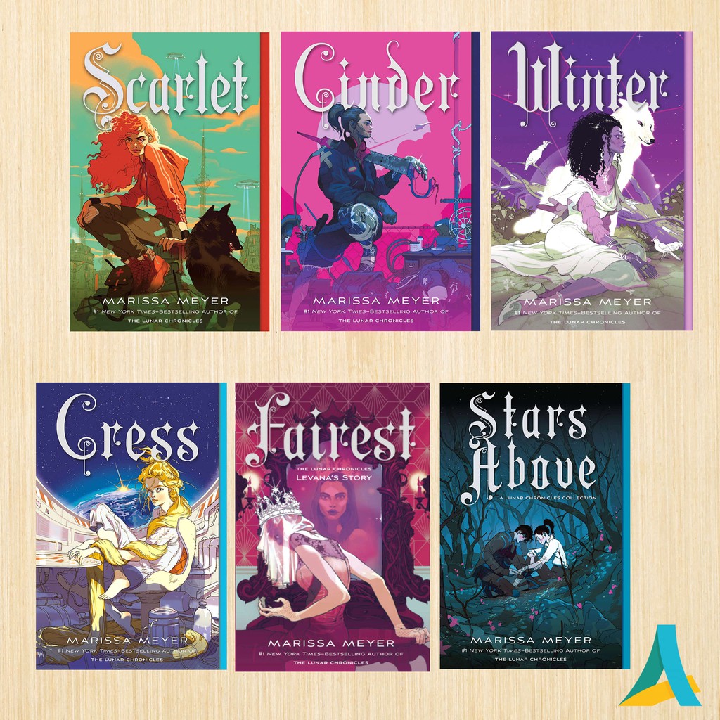 Jual (English) The Lunar Chronicles Book Series Marissa Meyer (Scarlet ...