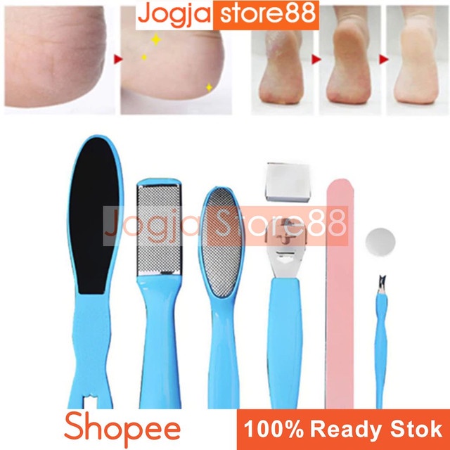 Jual Alat Manicure Pedicure Perawatan Kaki Set 8 in 1 Bahan Stainless ...
