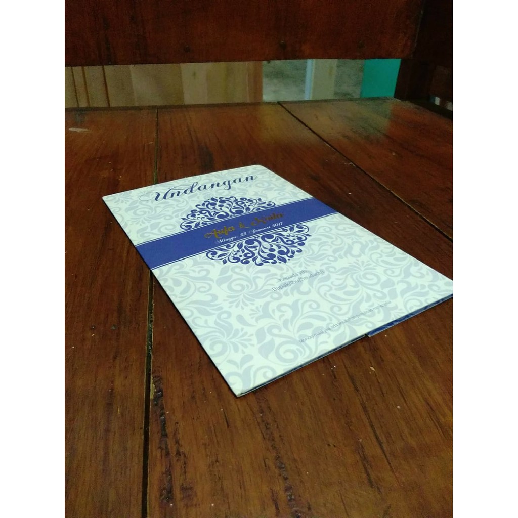 Jual Undangan Pernikahan Soft Cover Potret | Shopee Indonesia