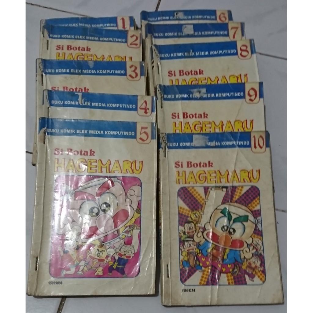 Jual Komik Si Botak Hagemaru 1-10 tamat set 2 | Shopee Indonesia