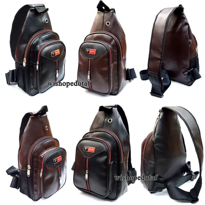 Jual Tas pria sling Leather Bag Sling bag Trident | Shopee Indonesia