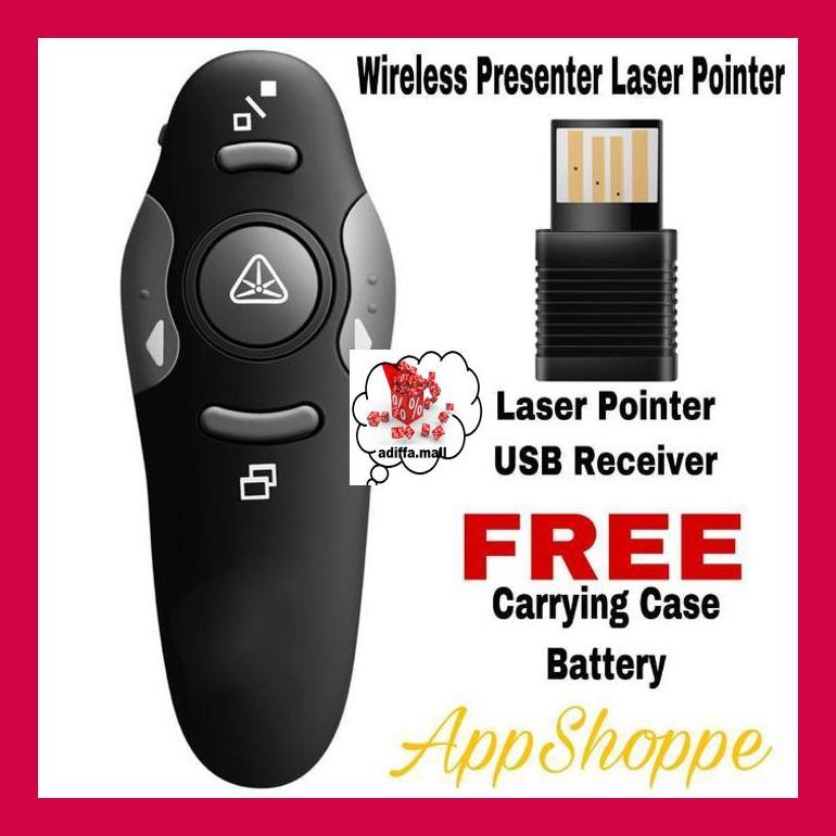 Jual 474S0T5D Laser Pointer 2.4Ghz Wireless Presenter Cursor Control ...