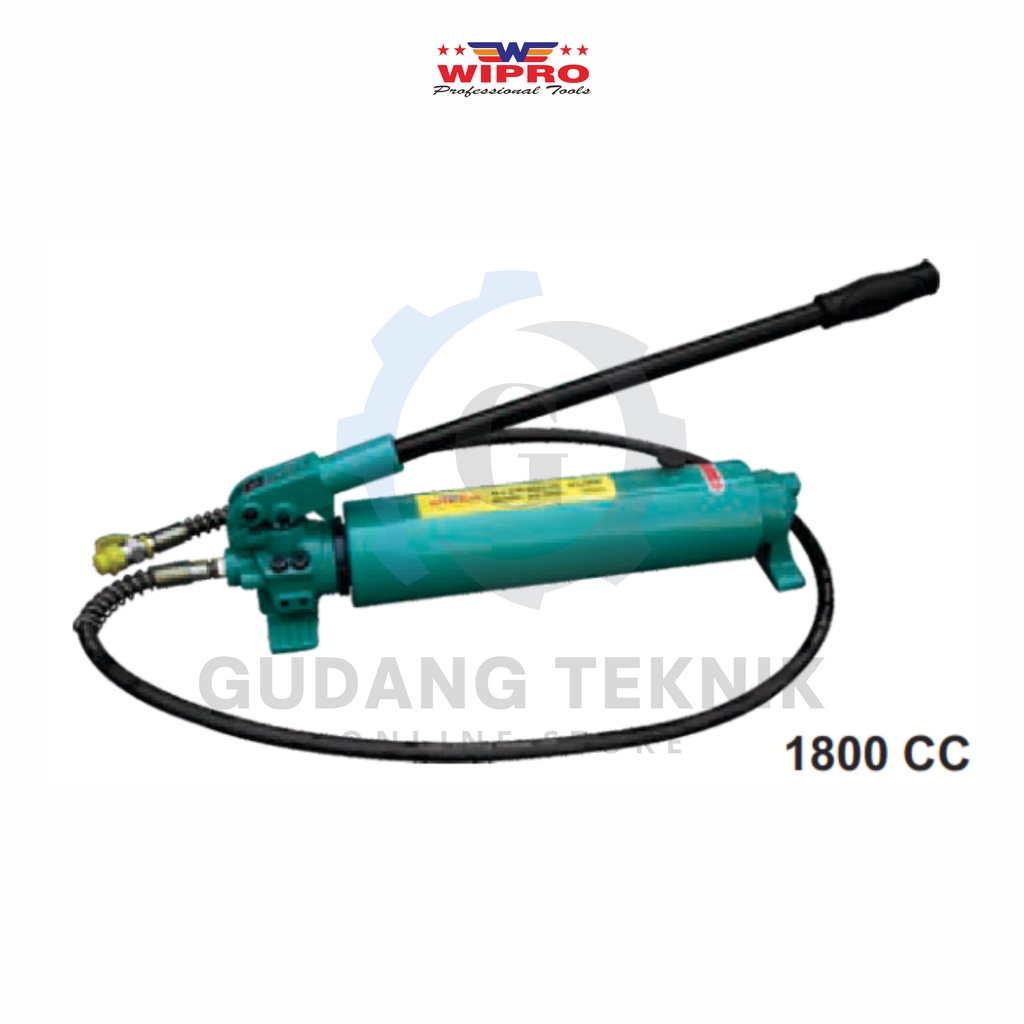 Jual Pompa Hidrolik Manual 1800cc WIPRO PH-1800 / Hydraulic Hand Pump Pompa Tangan WIPRO PH1800 ...