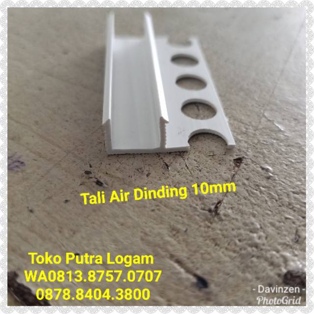 Jual Tile Skirting Tali air keramik UPVC PVC 10mm panjang 2.2 meter 100 ...
