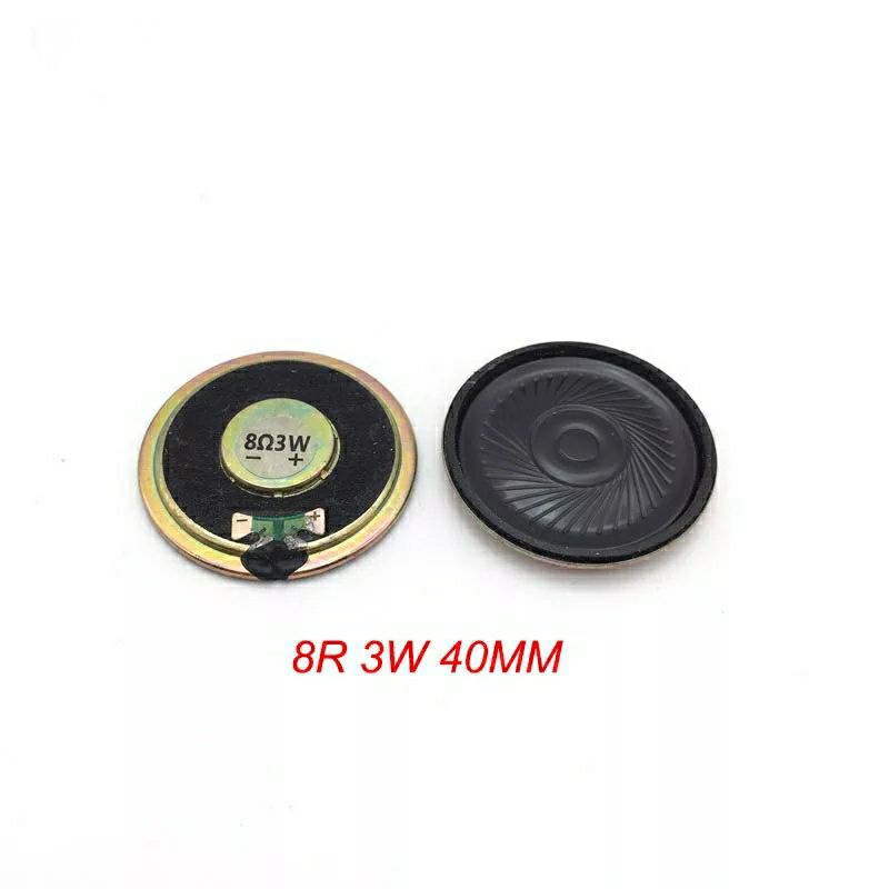 Jual Speaker 8 Ohm 8Ohm 3W 3 Watt diameter 40mm 40 mm 4CM 4 CM | Shopee Indonesia