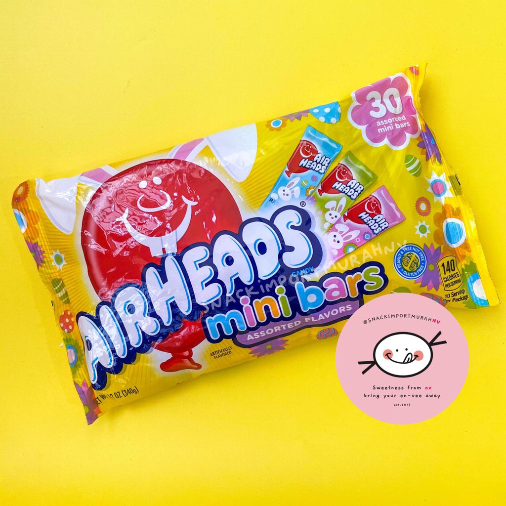 Jual AirHeads Mini Bars Assorted Flavors | Shopee Indonesia