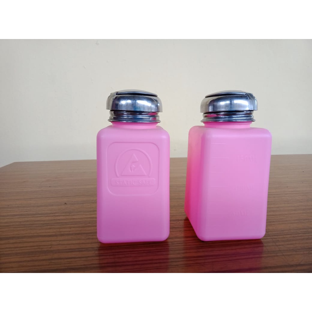 Jual Solvent Dispencer ESD 180ML Pink Botol ESD Bottol Static Safe ESD ...