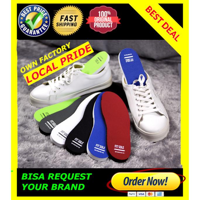 Jual Insole Alas Kaki Sepatu 12mm SOL MEMORY FOAM ORIGINAL FIT SOLE ...