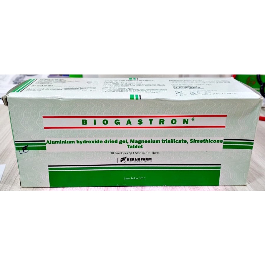 Jual BIOGASTRON BOX 100 TABLET | Shopee Indonesia