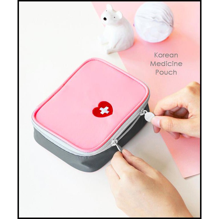 Jual Produk Terbaru - Korean Medicine Pouch Dompet Tempat Obat, Korean Style | Shopee Indonesia