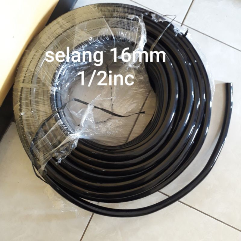 Jual Selang hitam anti lumut 16mm [1/2inchi ] | Shopee Indonesia