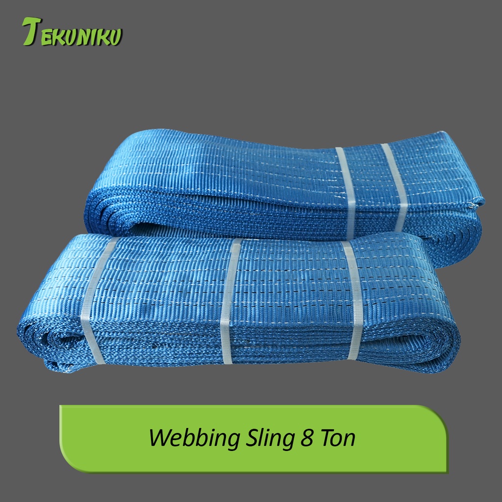 Jual POLYESTER WEBBING SLING | TALI ANGKAT | 8 Ton | 6 - 12 M | Shopee ...