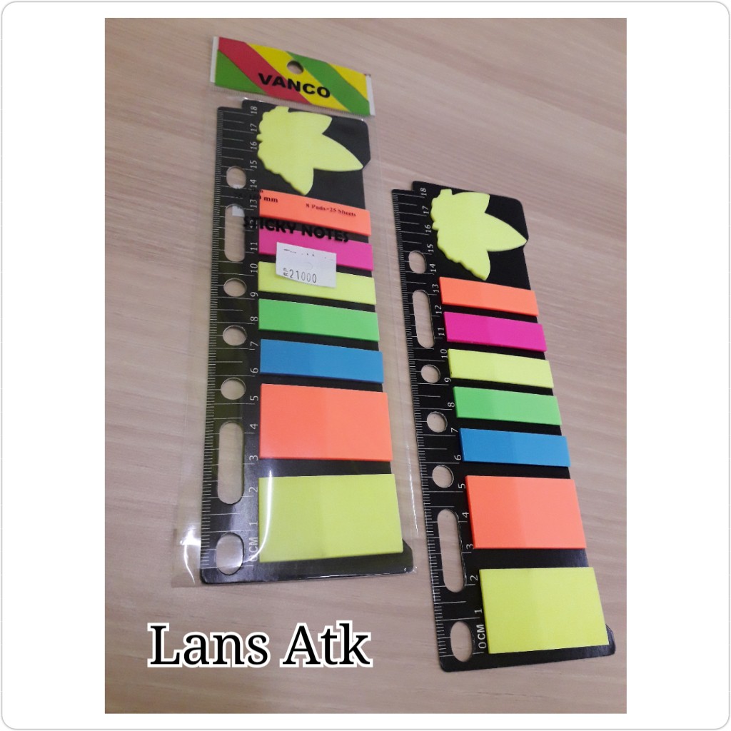 Jual Sticky Note Vanco Index Mix 8P bentuk love juga memo | Shopee Indonesia