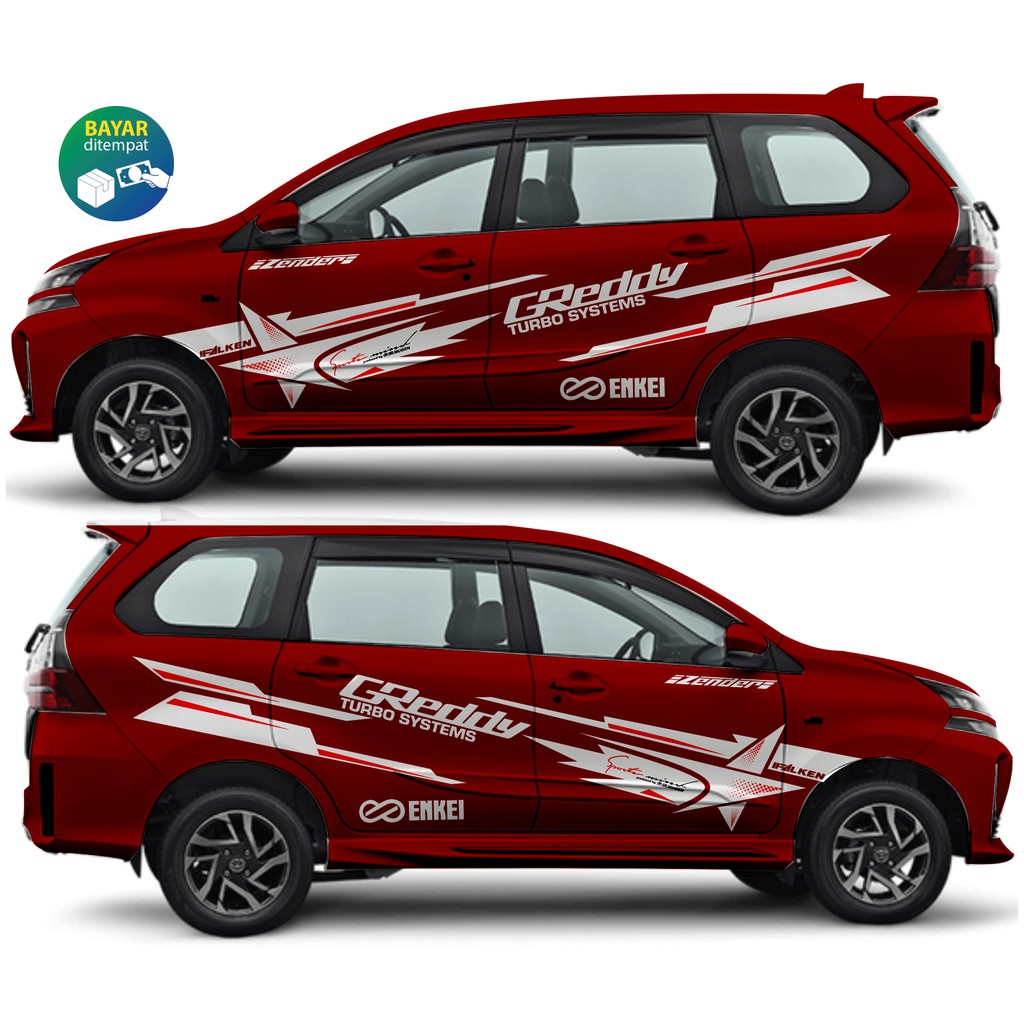 Jual stiker termurah cutting stiker mobil stiker minimalis simpel ...