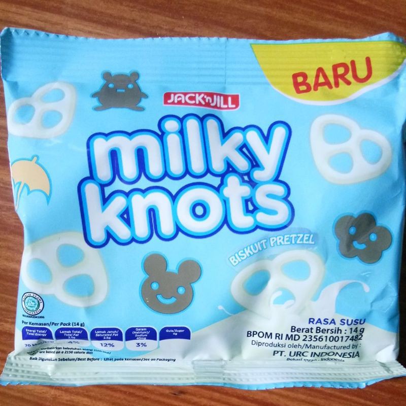 Jual Choco knots - Milky knots - Biskuit pretzel 14 gram | Shopee Indonesia