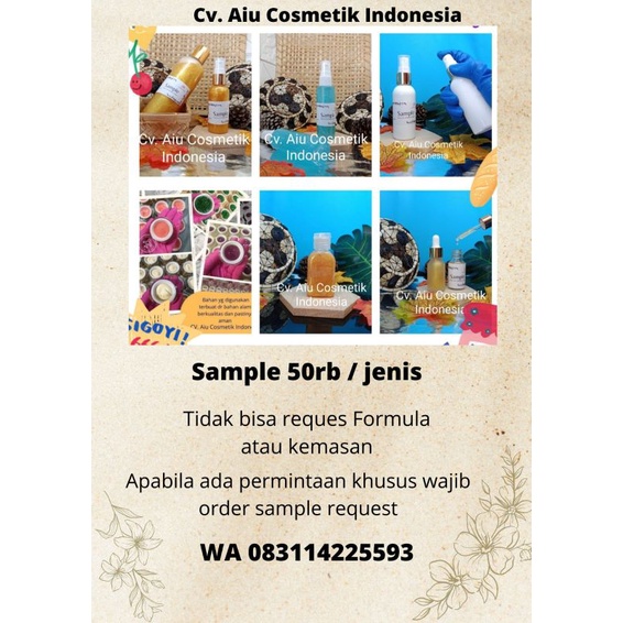 Jual Sample produk paket usaha 1 macam. | Shopee Indonesia