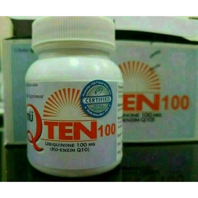 Jual QTEN 100 VITAMIN KESEHATAN JANTUNG & ANTIOKSIDAN ISI 30 KAPSUL ...