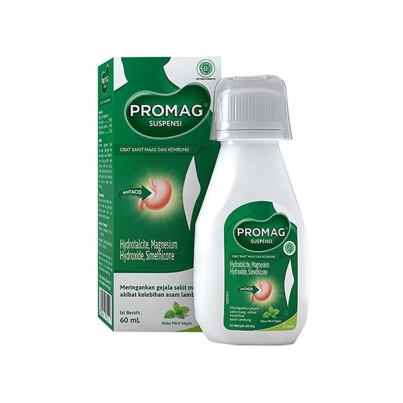 Jual Promag syrup 60 ml obat maag dan kembung || Promag tablet 1 ...