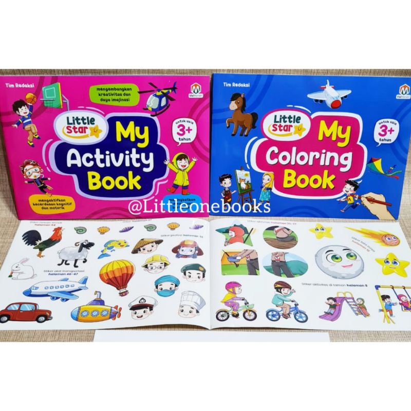 Jual My Activity &Colouring Book Little Star / buku aktivitas dan ...