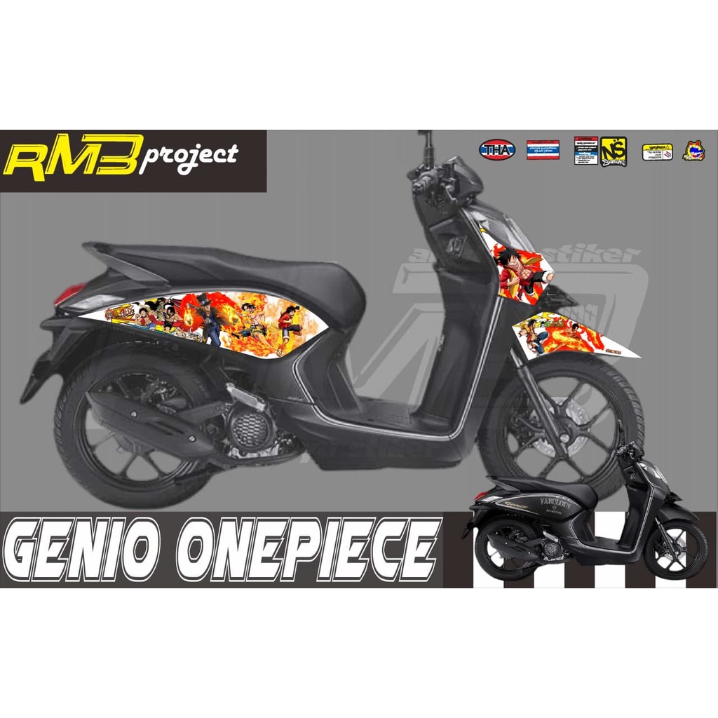 Jual Stiker motor genio one peace | Shopee Indonesia