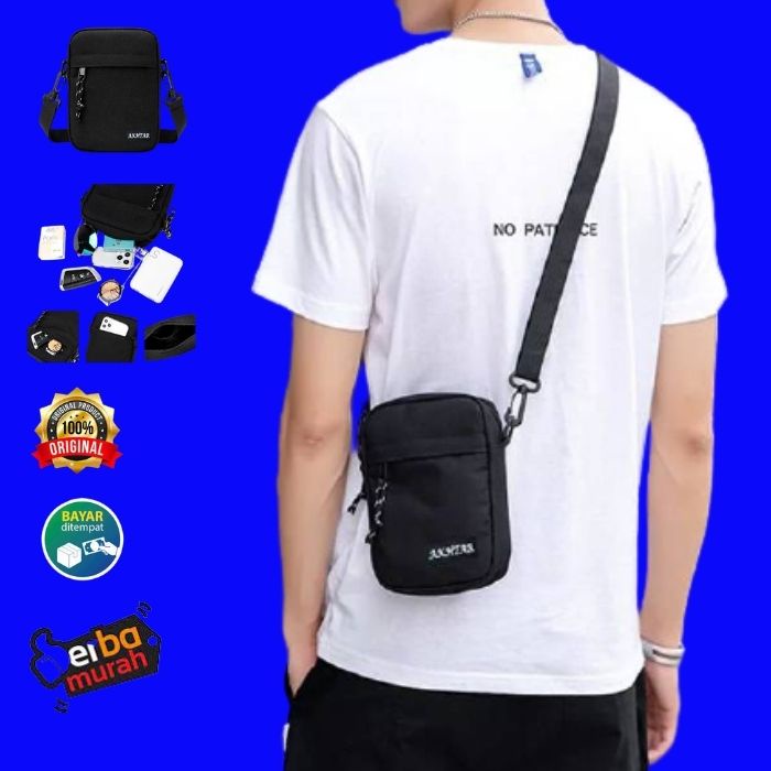 Jual Tas selempang Pria Kecil Simple Keren Distro Terbaru bahan kain ...