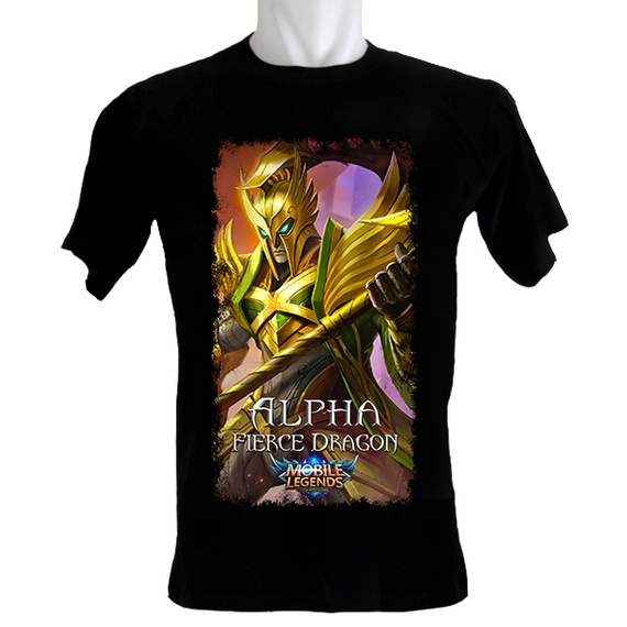 Jual Indoshirt - Kaos Mobile Legends Alpha Fierce Dragon - Bahan Katun ...