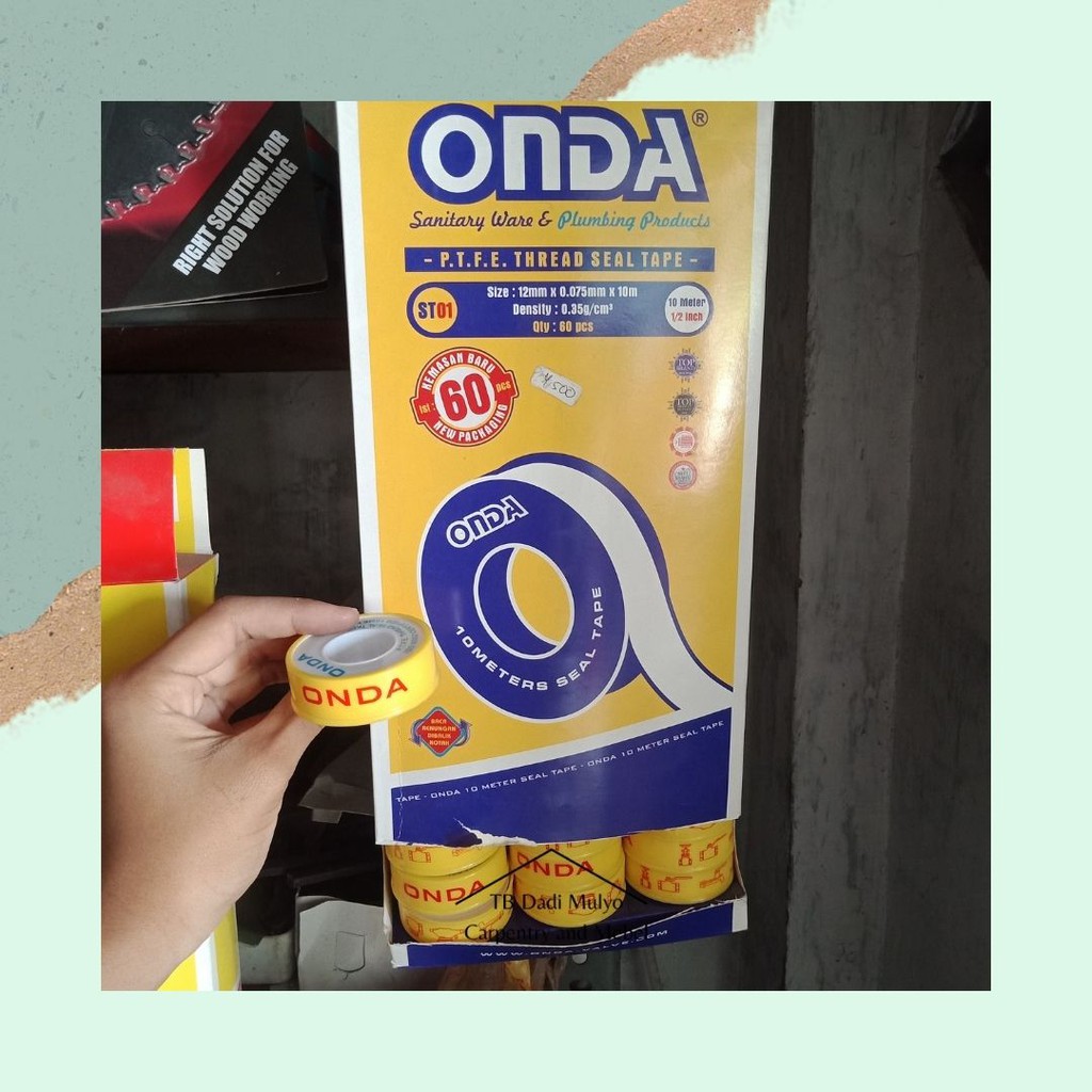 Jual Sealtape Onda Berkualitas / Isolatif Pralon / Isolatif Kran ...