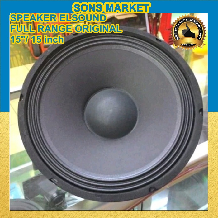 Jual SPEAKER ELSOUND 15 inch FULL RANGE ORIGINAL 15inch 15 in WOOFER ...