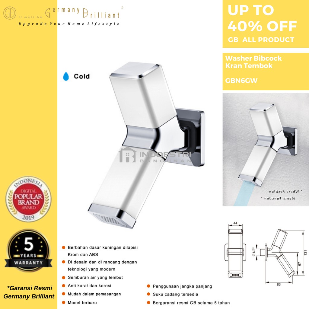 Jual Kran Air / Kran Dinding Germany Brilliant GBN6GW / Germany ...
