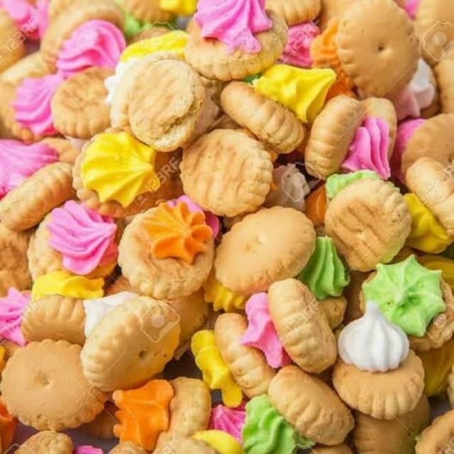 Jual Biskuit Gem Rose 100 gr / Ais Jem / Roti Gem kembang /bunga / iced ...