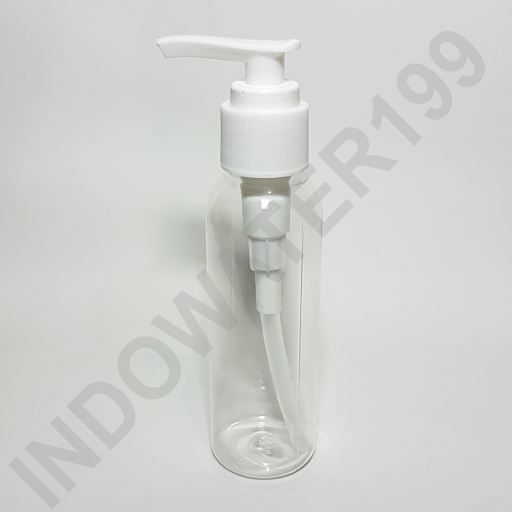Jual BOTOL PUMP 100 ML BENING TUTUP PUMP PUTIH MINIMAL 10 PCS | Shopee Indonesia
