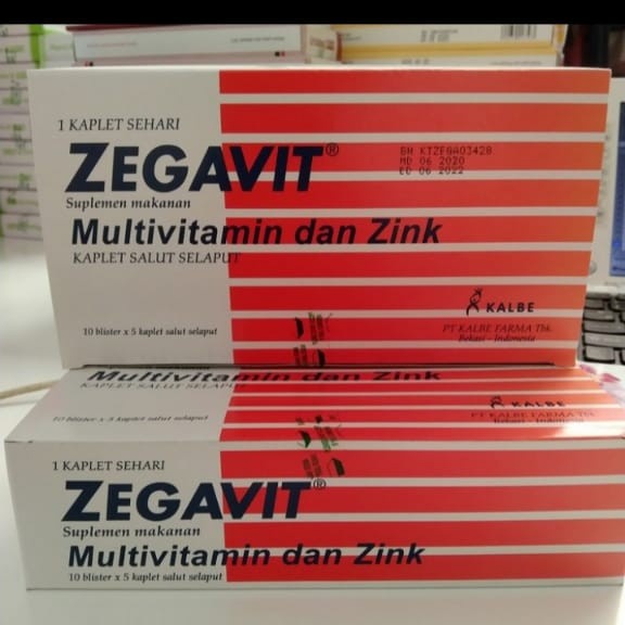 Jual Anak-Vitamin- Zegavit Multivitamin Zink 50 Tablet -Vitamin-Anak ...