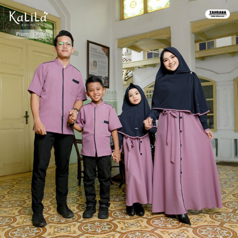 Jual Sarimbit Lebaran 2022 Family set dan Couple Kalila by Zahrana ...