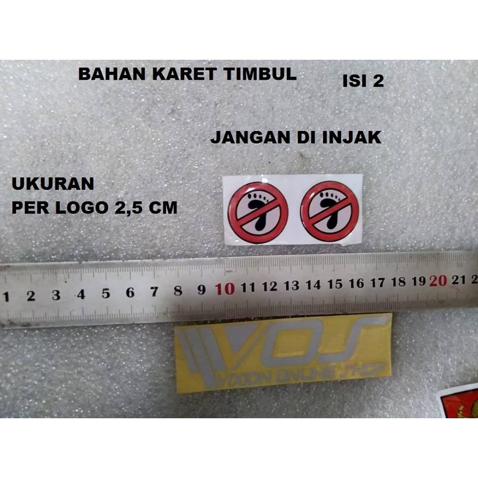 Jual STIKER TIMBUL JANGAN DI INJAK ISI 2 | Shopee Indonesia
